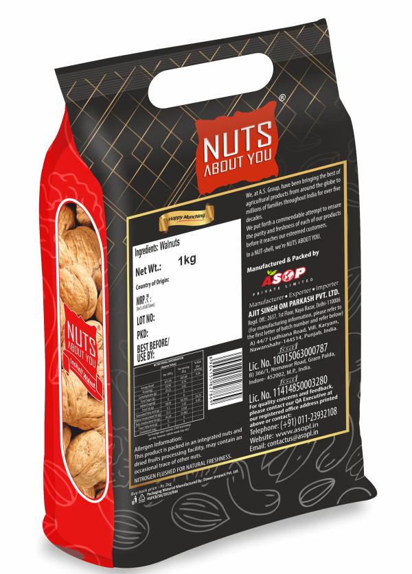 Nuts About You WALNUT Inshell 1 kg - JioMart