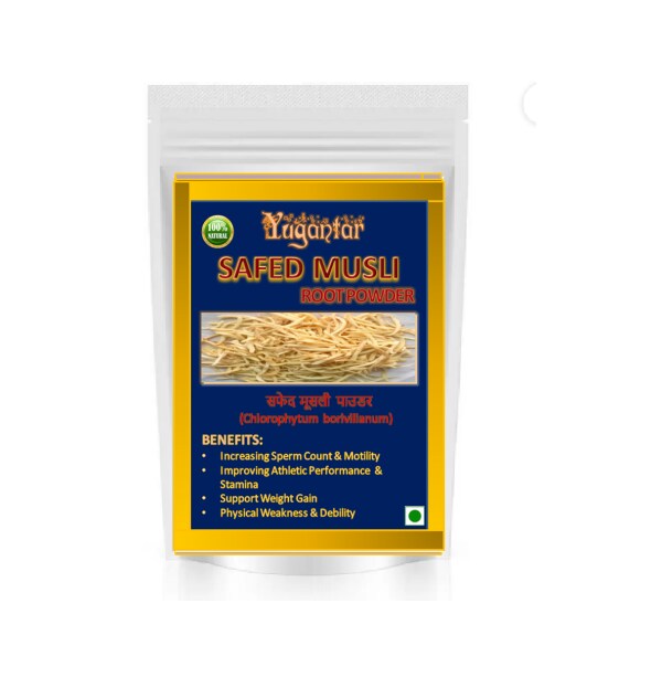 YUGANTAR MUSLI SAFED POWDER - WHITE MUSLI POWDER - SHWET MUSLIE POWDER ...