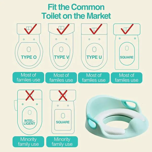 Hukimoyo 3 to 7 years Kids toilet seat for western toilet, potty ...