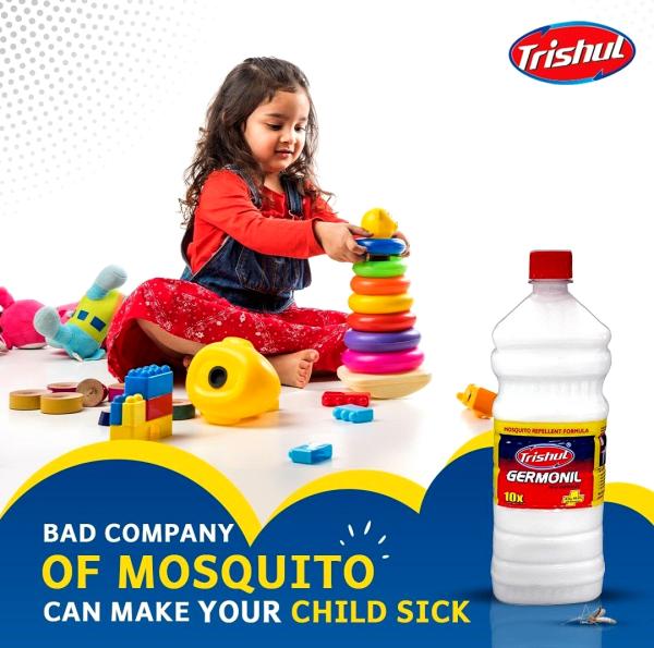Trishul Germonil White Floor Cleaner with Mosquito Repellent Formula ...