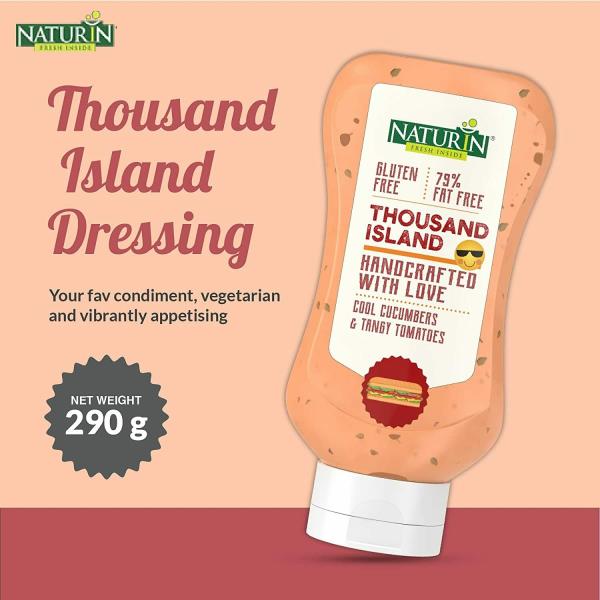 Naturin Combo Pack of 2- Thousand Island 290g and Peri-Peri Mayo 290g ...