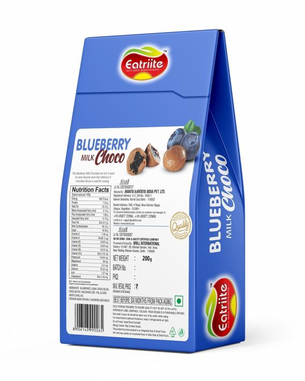Eatriite Blueberry Milk Chocolate 200 Gm - JioMart