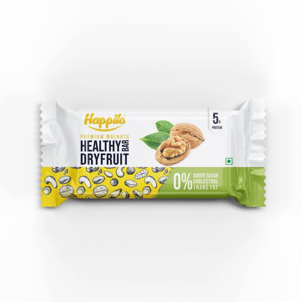 Happilo Celebrations Premium Walnuts Healthy Dry Fruit Bar (35gx6 ...