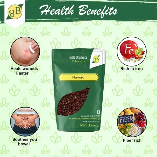 B&B Organics Navara Red Rice / Ayurvedic Herbal Rice / Traditional Red ...