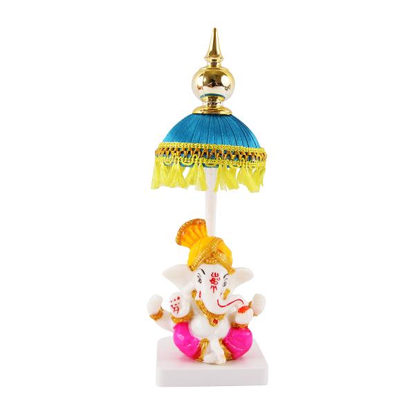 jagriti enterprises Lord Chatri Ganesh pagri stone Showpiece ...