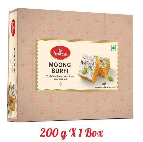 Haldirams Burfi Moong Dal 200 g X 1 Box - JioMart