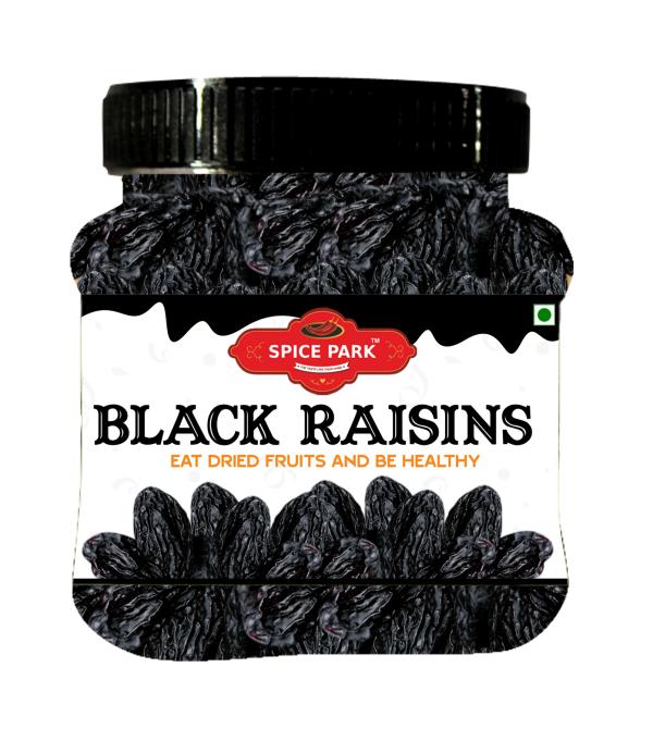 SPICE PARK Premium Black Raisins 250GM jar packing - JioMart