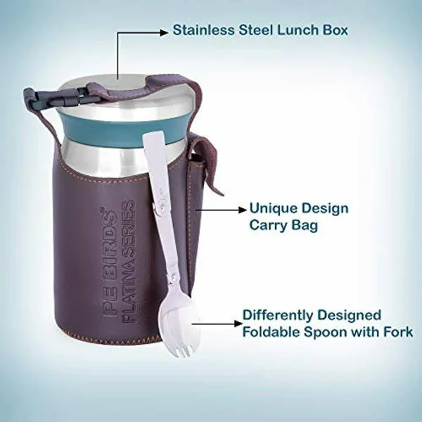 PE BIRDS Leak Proof Silver Stainless Steel Sambar Jar 550 ml - JioMart