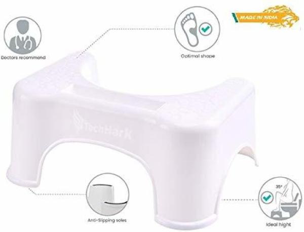TechHark Dr's Advise Perfect Toilet Stool For Adults MADE IN INDIA ...