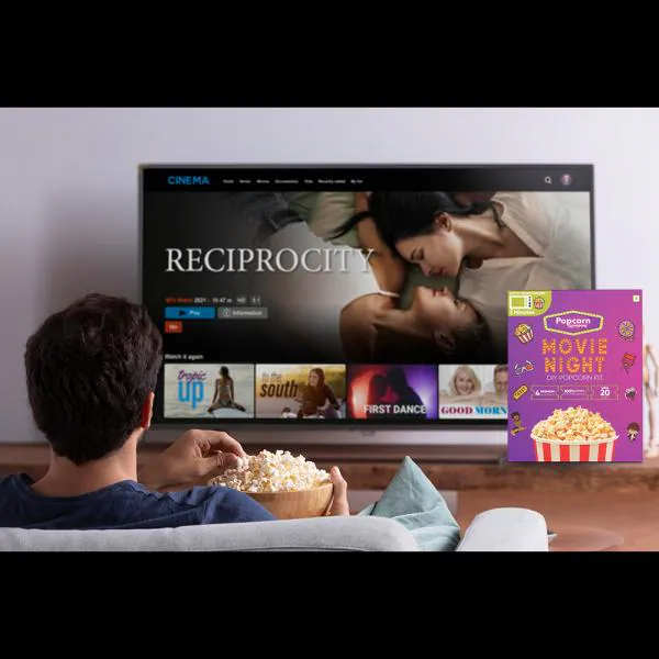 Mini Movie Night Kit with 4 Seasoning- 450gm - JioMart