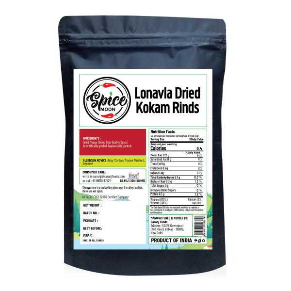 SPICE MOON Whole Lonavla Dried Kokam Rinds Perfect For Cooking|No ...