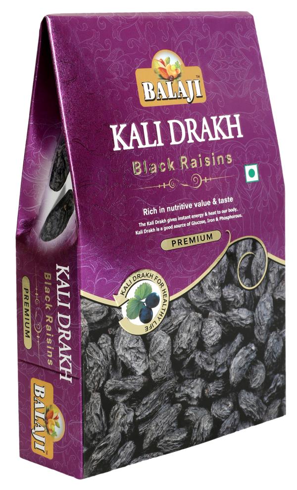 Balaji Premium Kali Drakh/Black Raisins 250 g - JioMart