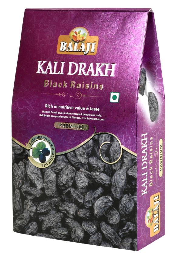 Balaji Premium Kali Drakh/Black Raisins 250 g - JioMart