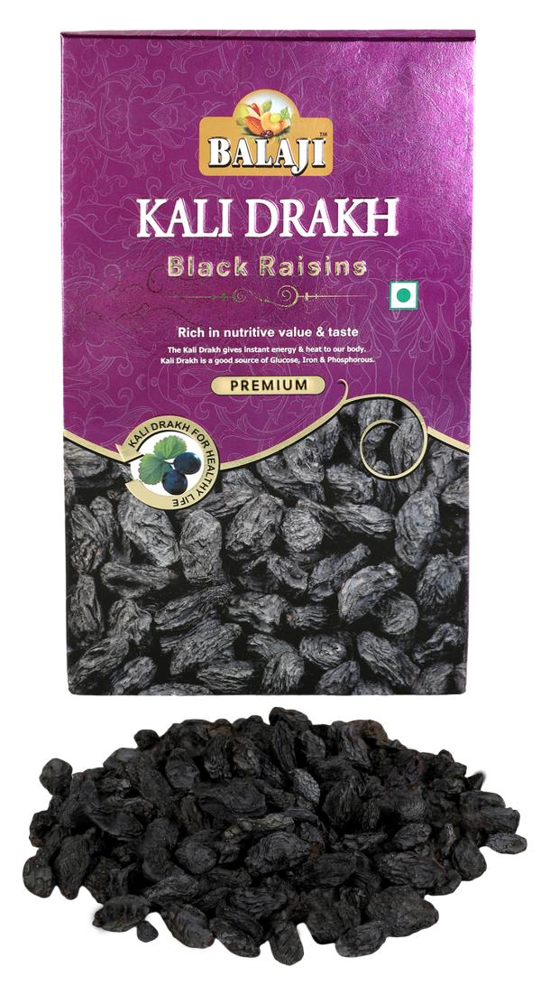 Balaji Premium Kali Drakh/Black Raisins 250 g - JioMart