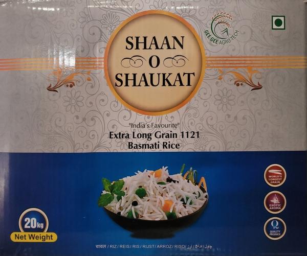 SHAAN-E-SHAUKAT ROZANA 20KG LONG GRAIN RICE - JioMart