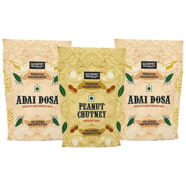 Gourmet Craft Vegetarian Combo of Instant Mix Multigrain Adai Dosa and ...