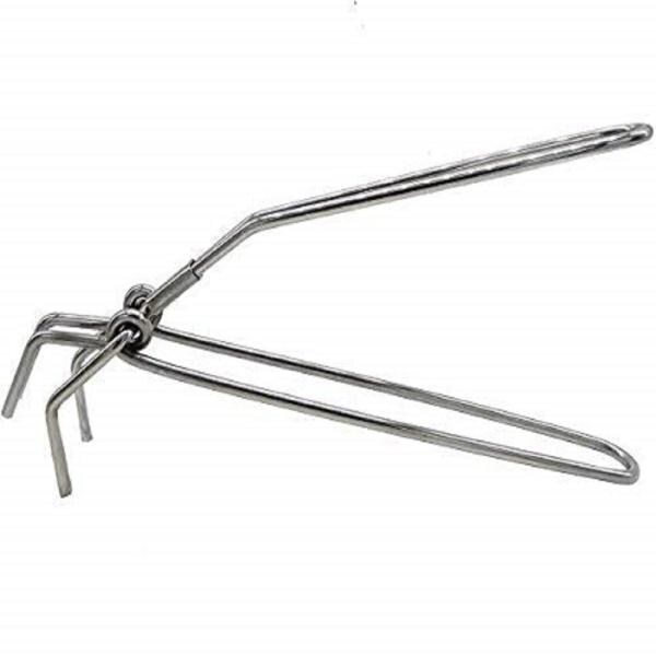 Sakoraware Stainless Steel Pakad Tongs Vessel Utensils Holder Tong for ...