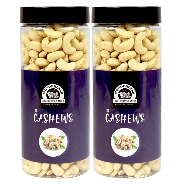 Wonderland Foods - Whole Raw Cashew (Kaju) W320-Grade 900g (450g X 2) - JioMart