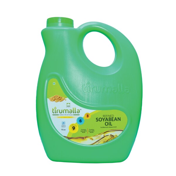 Tirumalla Refined Soyabean Oil 15 Liter Jar - JioMart