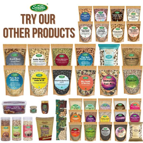 Sindhi Dry Fruits Premium Chilgoza Giri, Pine Nuts without Shell, Crunchy Pine seeds for eating ...