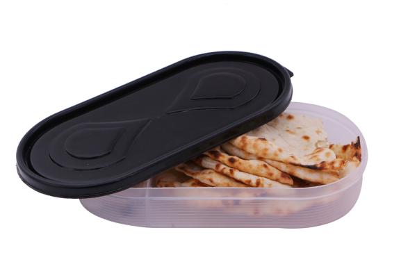 Carrolite 2 Steel air tight Containers 300 Ml + Chapati Tray 500 Ml ...