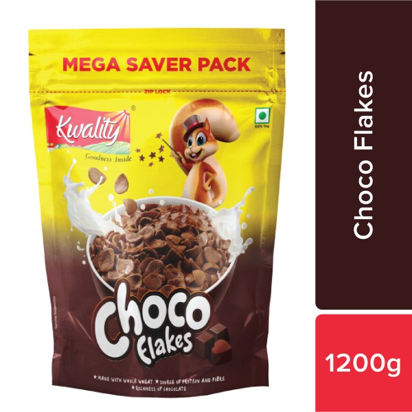 Kwality Choco Flakes Super Saver Pack 1.2kg - JioMart