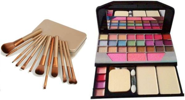 BINGEABLE Makeup Kit Combo - 12 Brushes Set - JioMart