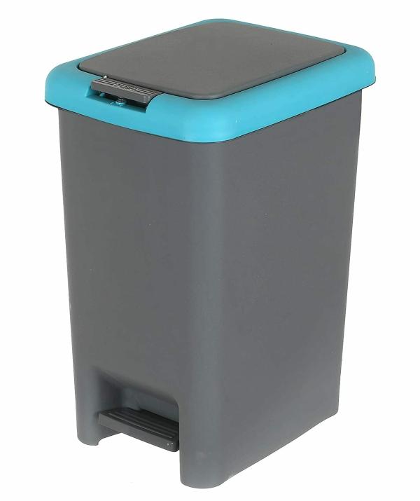 MIRANSHI ENTERPRISE 10 Liter Plastic Push And Pedal Dustbin With Lid ...