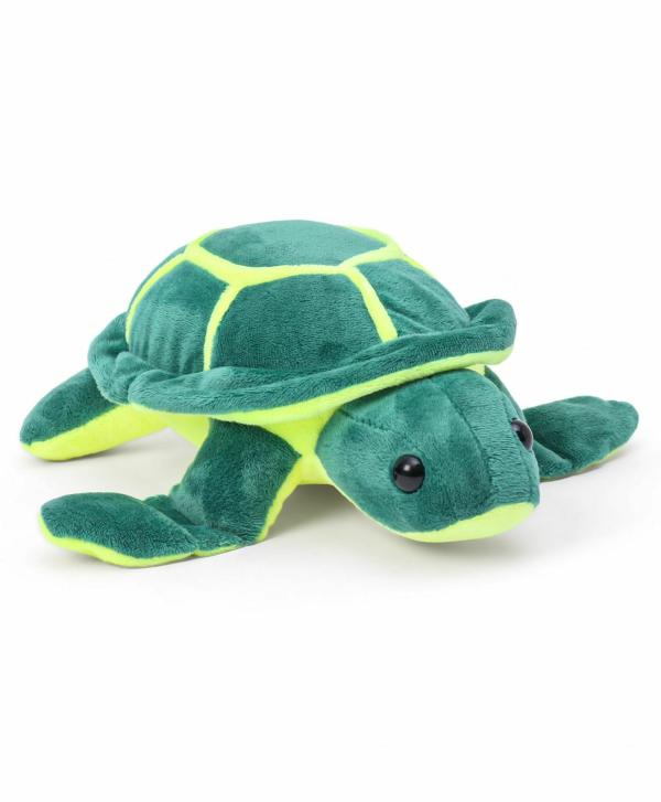 KiddyBuddy Turtle Soft Toy Green - Length 25 cm - JioMart