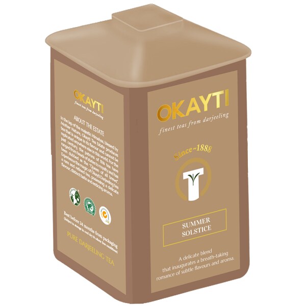 Okayti Summer Solstice Second Flush Darjeeling Black Tea - 100 Gm | 100 ...