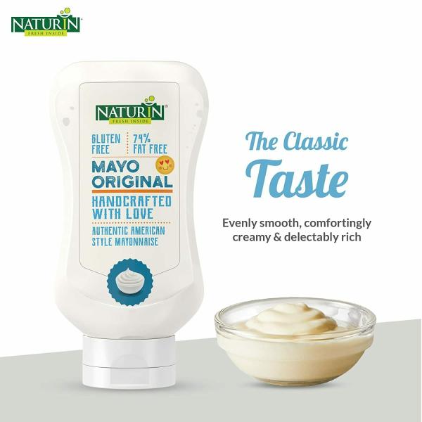 Naturin Mayo Original - Smooth & Creamy Eggless Mayonaise - 100% ...