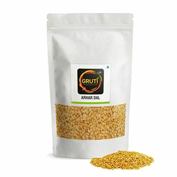 GRUTI Split Toor Dal Organic - 1 Kg - JioMart