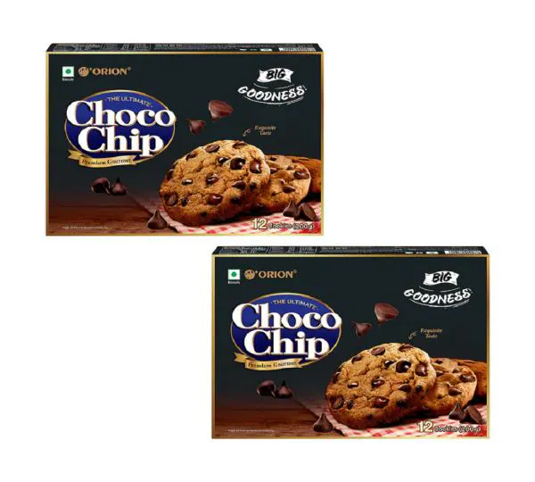 Orion Ultimate Choco Chip Cookie Pack of 12X2, 24 Cookies. - JioMart