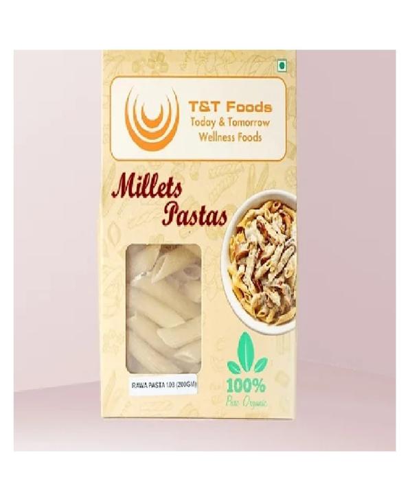 T & T FOODS Rawa Penne Millets Pasta (200gm) - JioMart