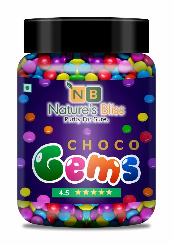 Nature's Bliss Gems Chocolate Buttons -Chocolate Munchies -Bright ...