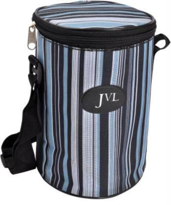 JVL Silver Stainless Steel Small Size Round Quadra 4 Layer Leakproof ...