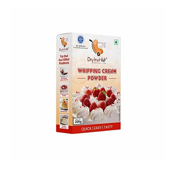 Dry Fruit Hub - Whipping Cream Powder 200 gm, Whipping Powder, Whipped ...