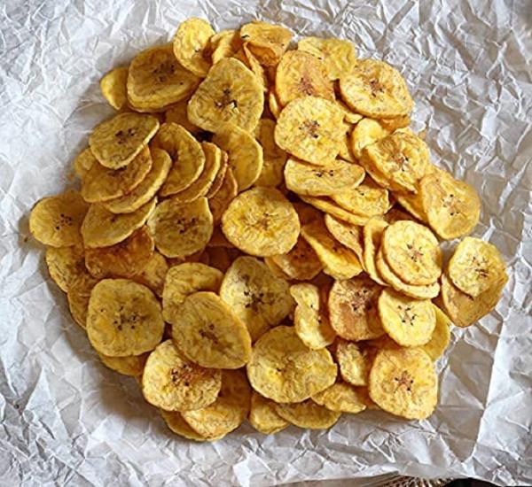 Veganic Banana Chips | Salted Kerala Plantain Wafers Ethakka Upperi ...