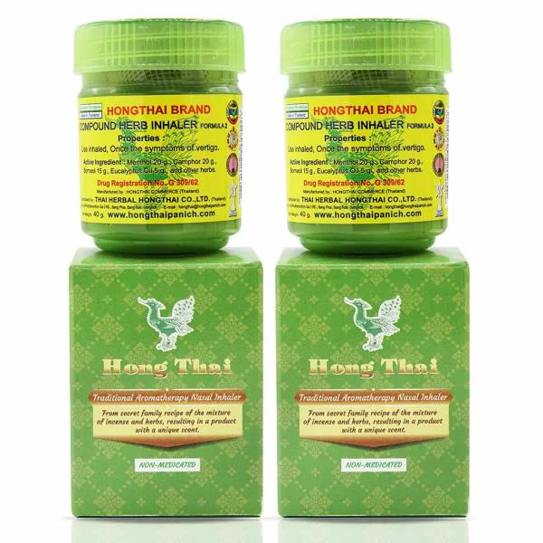 HONG THAI HERBAL INHALANT Compound Thai Herb Inhalant (Pack of 2) - JioMart