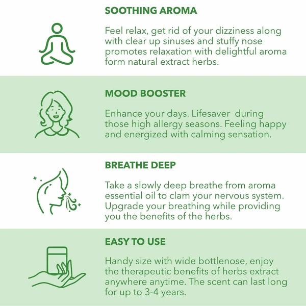 HONG THAI HERBAL INHALANT Compound Thai Herb Inhalant (Pack of 2) - JioMart