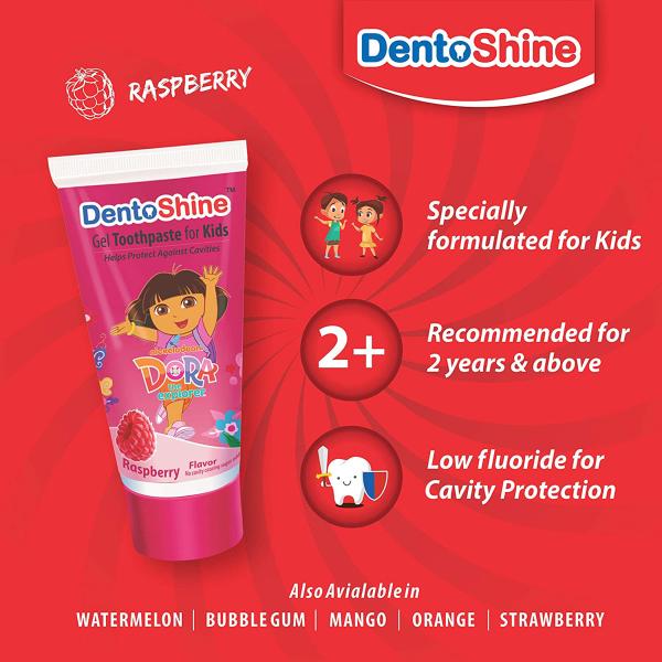 DentoShine Oral Care Combo Ages 2+ (Sticky Toothbrush for Kids ...