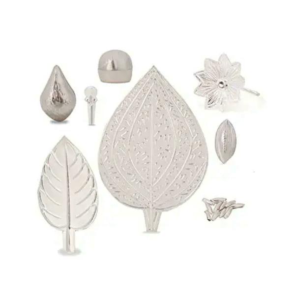 Osasbazaar Silver Pan, Supari, Coconut, Tulsi, Cardamom, Clove,Rice ...