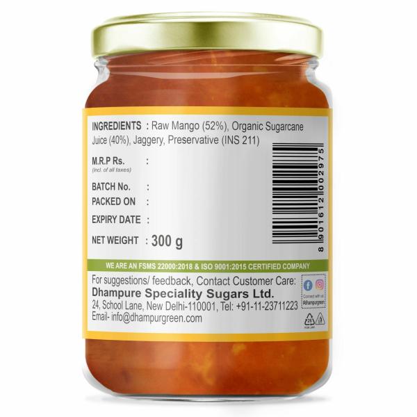 Dhampur Green AAM MANGO JAM with Sugarcane Juice | Fresh Fruit Jam ...