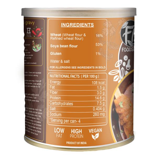 Foodsbay Veg SOYA Chaap in Brine 850 gm (Chap/ Vegan Chunks on Stick ...