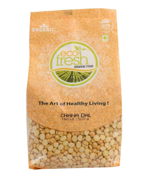 EcoFresh Organic Chana Dal 500 GM - JioMart