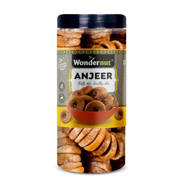 Wondernut Pistachios Cashews Anjeer Natural Combo 750gm(250gm Pack of 3 ...