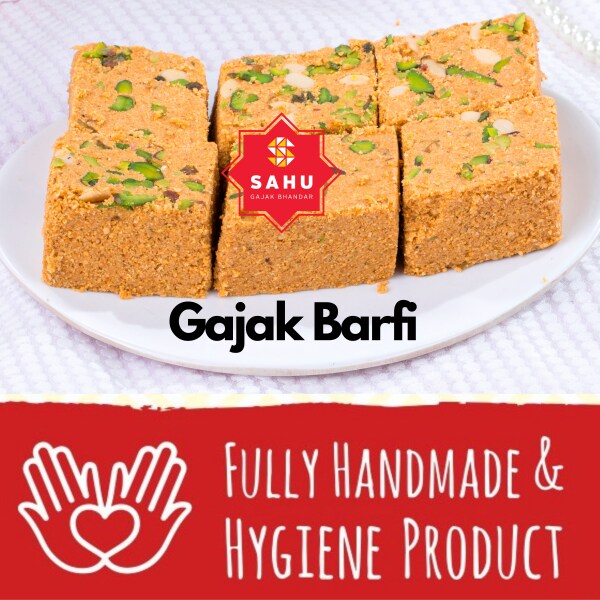 SAHU GAJAK BHANDAR Til Barfi Gajjak 300g | Sesame Jaggery Sweets ...