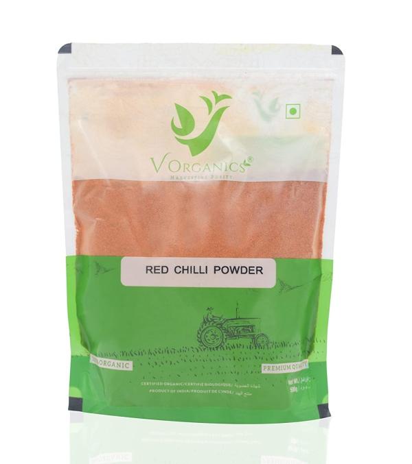 V ORGANICS Red Chilli Powder Natural Chemical Free 500 g - JioMart