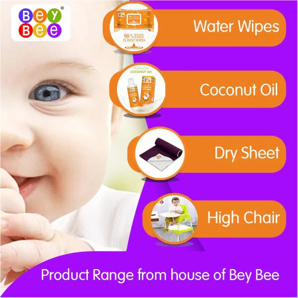 BeyBee Talc-Free Natural Dusting Baby Powder for New Born Babies 100gm ...