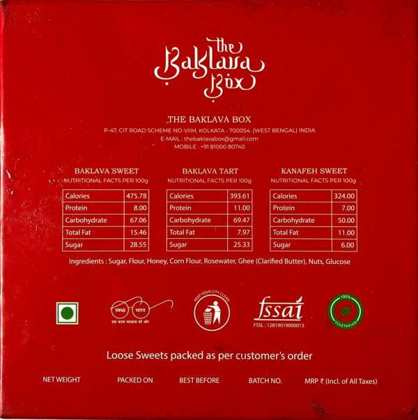 Assorted Kunafa Box 500g - JioMart